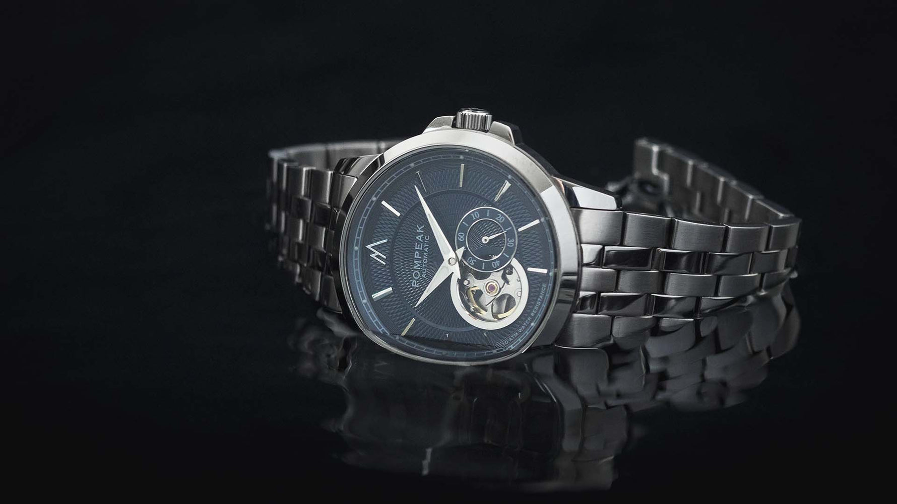 Gentlemen's Classic British Green Automatic Watch | Pompeak Watches